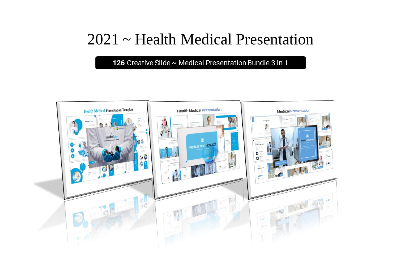 Healthy Medical Bundle Pack - Medical Google Slides Template