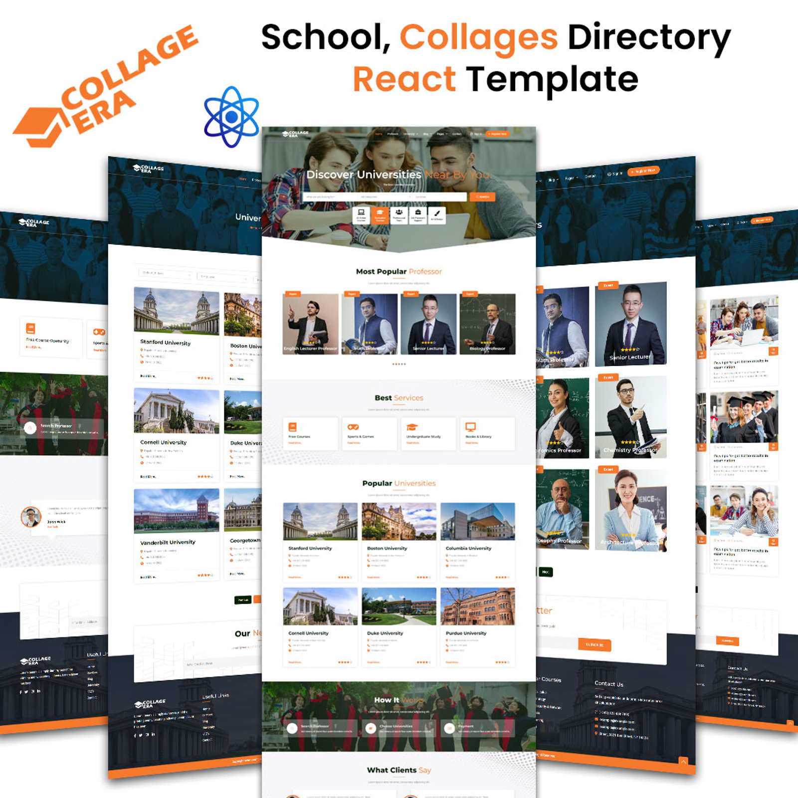 College Era - College, University and Online Course Educational React ...
