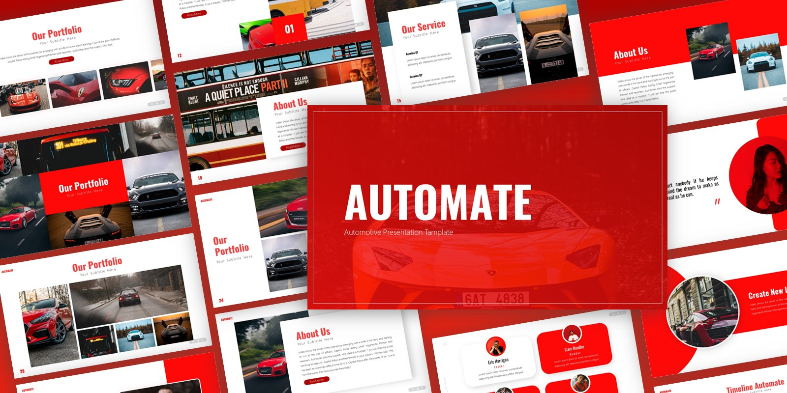 Automate - Automotive Multipurpose PowerPoint Template