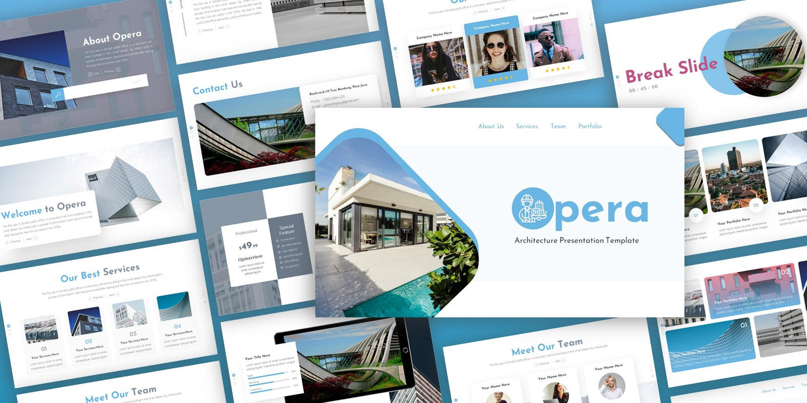 Opera - Architecture Multipurpose PowerPoint Template
