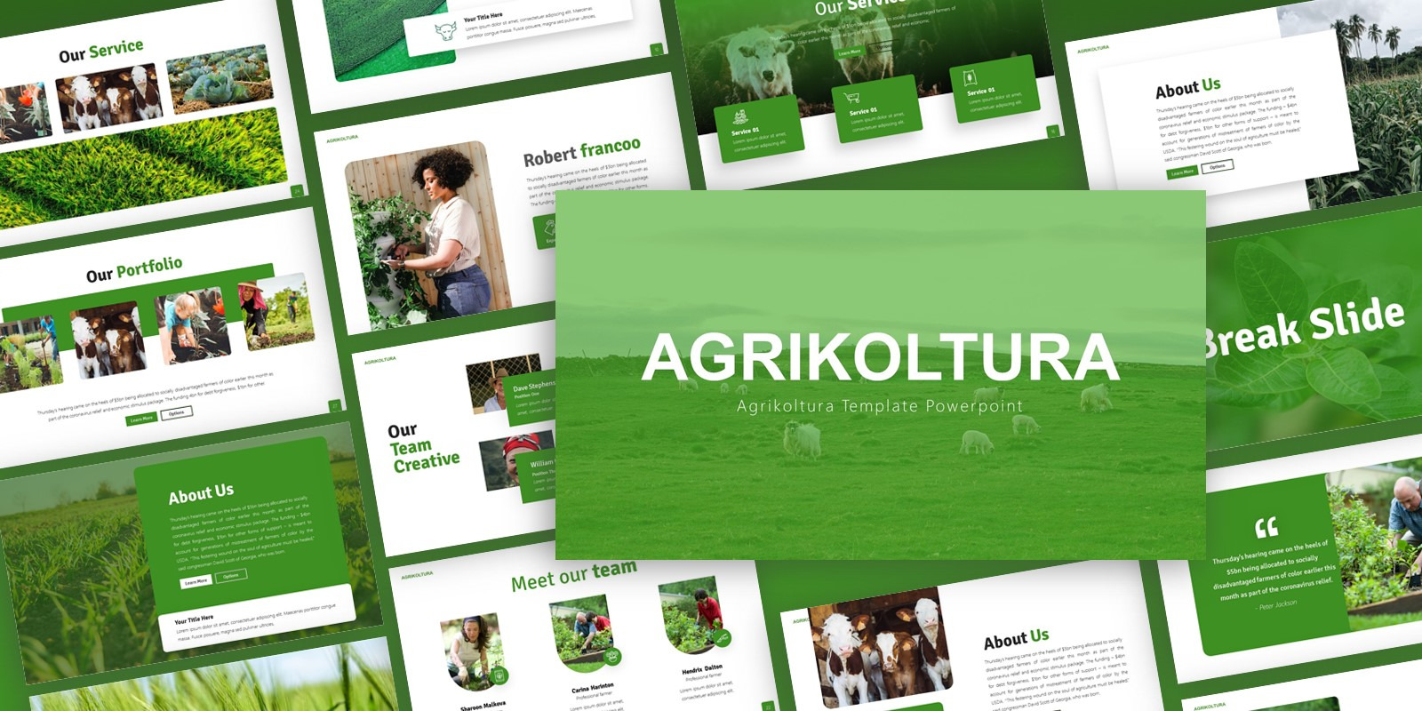 Agrikoltura - Agriculture Multipurpose PowerPoint Template