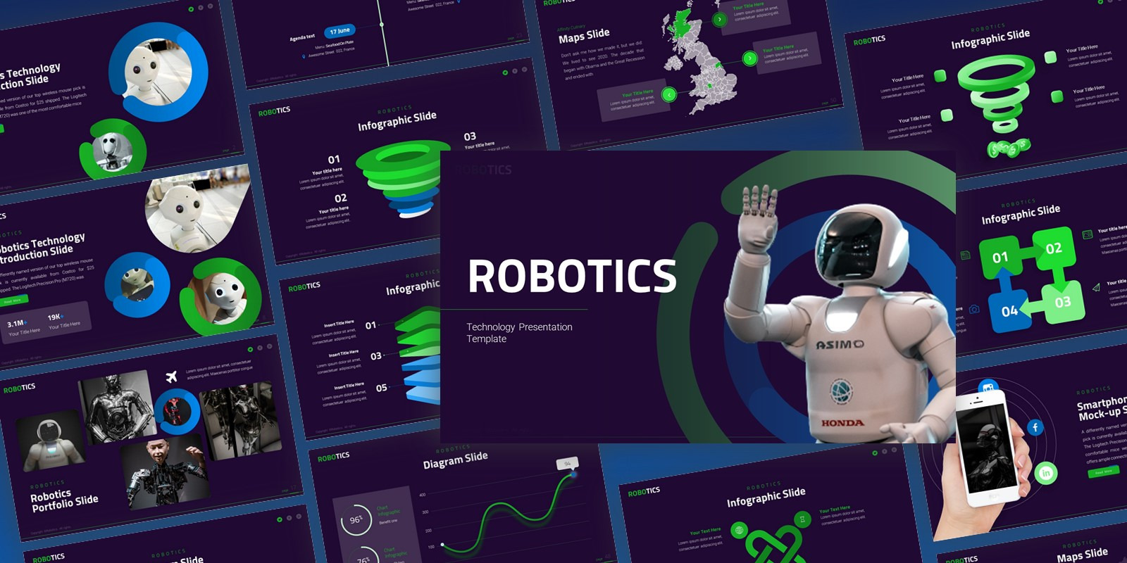 Robotics - Technology Multipurpose PowerPoint Template