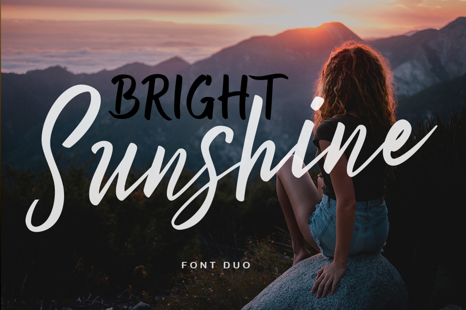 Bright Sunshine Beautiful Urban Font Duo - TemplateMonster