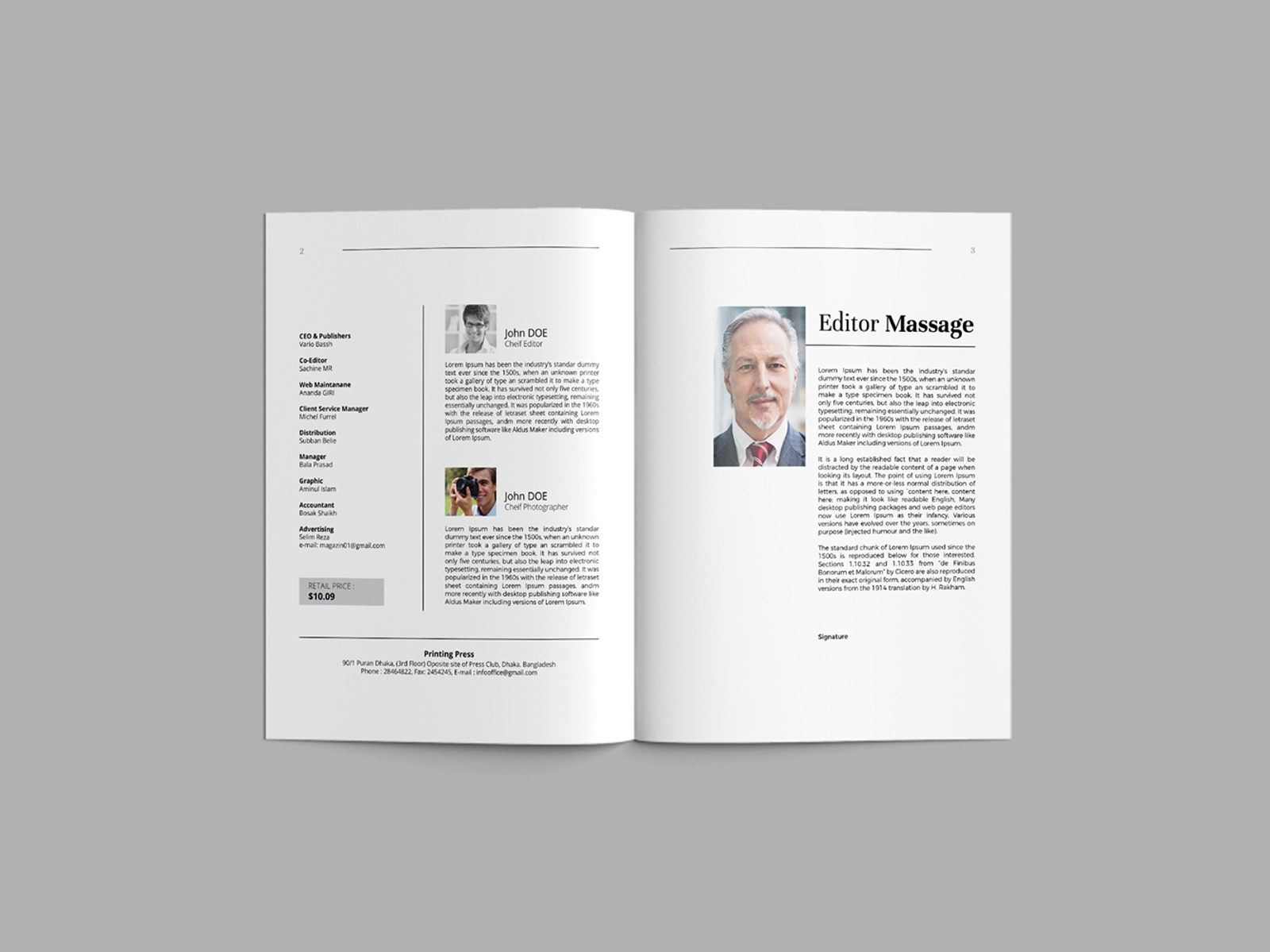 Singular Magazine Template #285516 - TemplateMonster