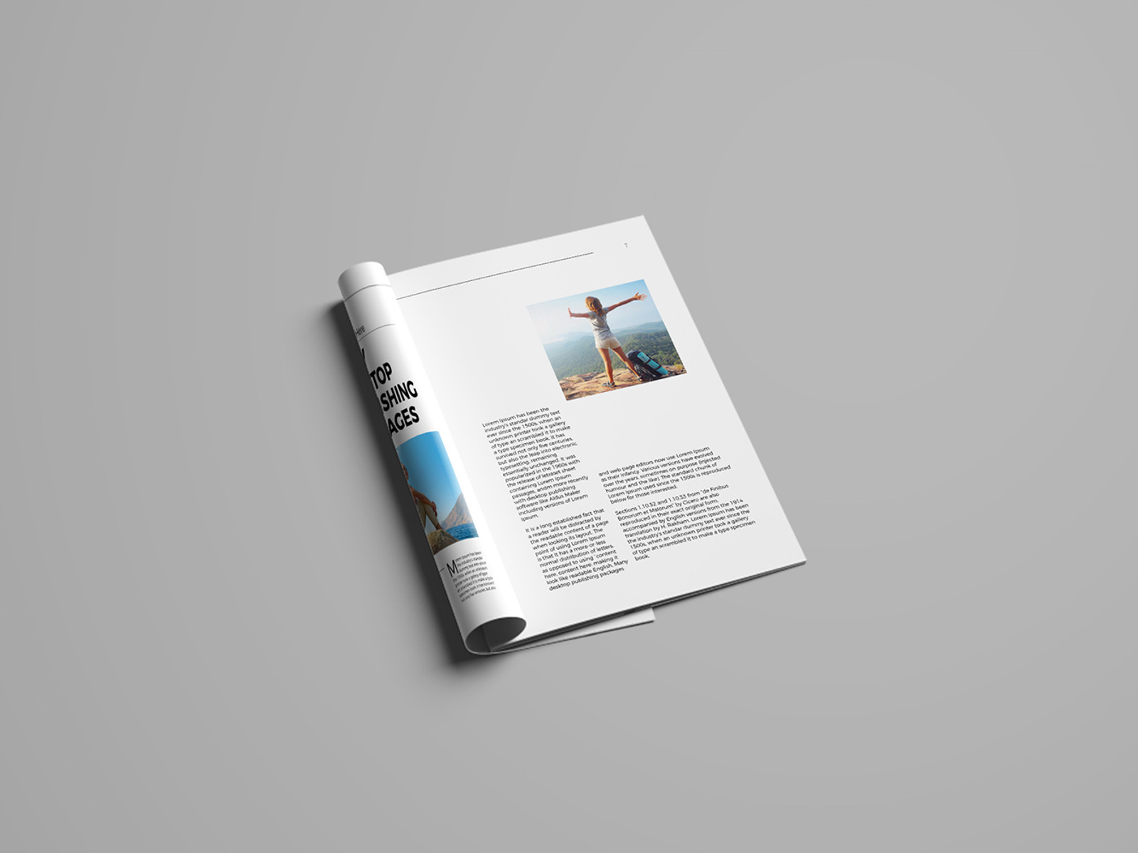 Singular Magazine Template #285516 - TemplateMonster