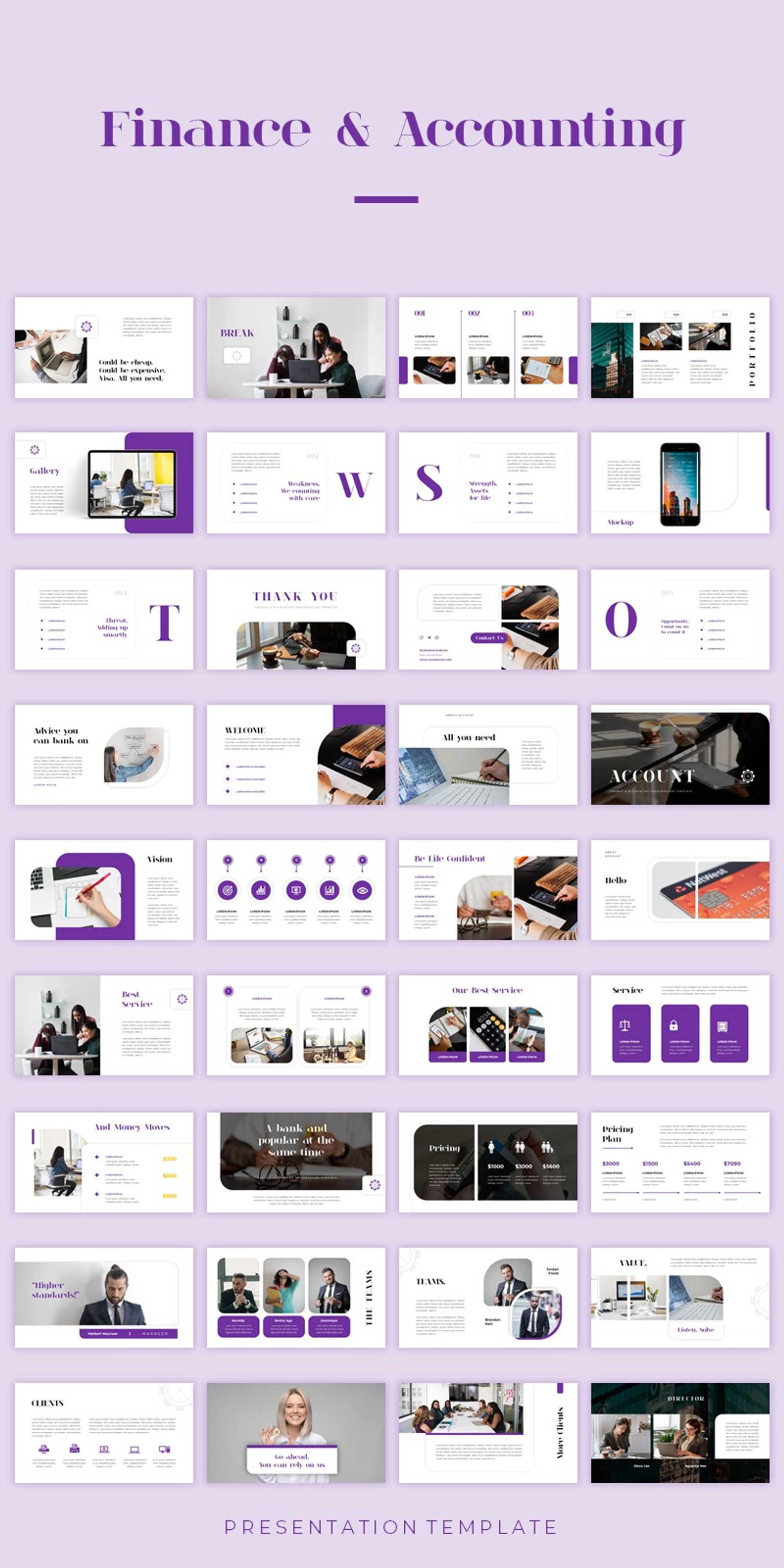 Finance Accounting Powerpoint #166528 - TemplateMonster