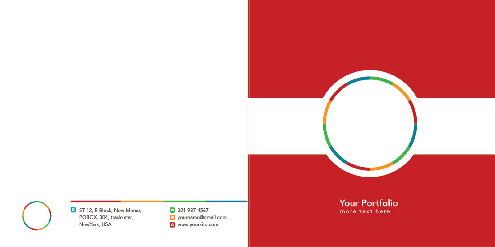 Corporative Pixel Stationery Design Template