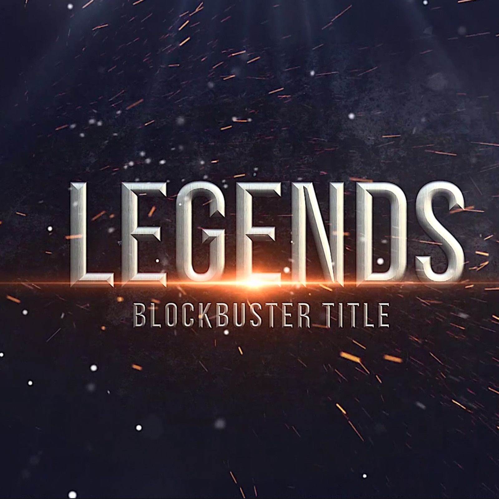 Legends Blockbuster Title: - Final Cut Pro Template