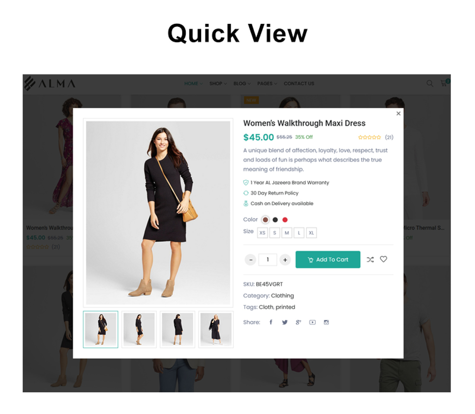 Alma Shop - Multipurpose eCommerce Website Template