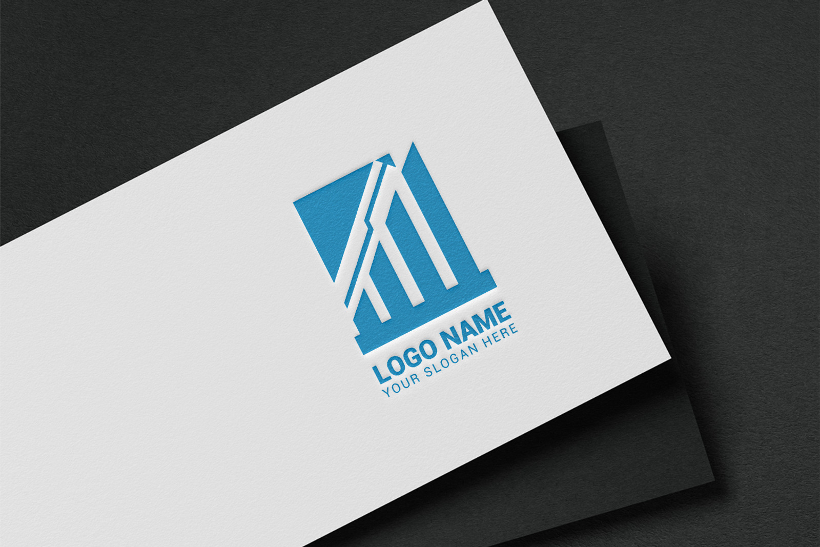 Financial And Developing Logo Design Template