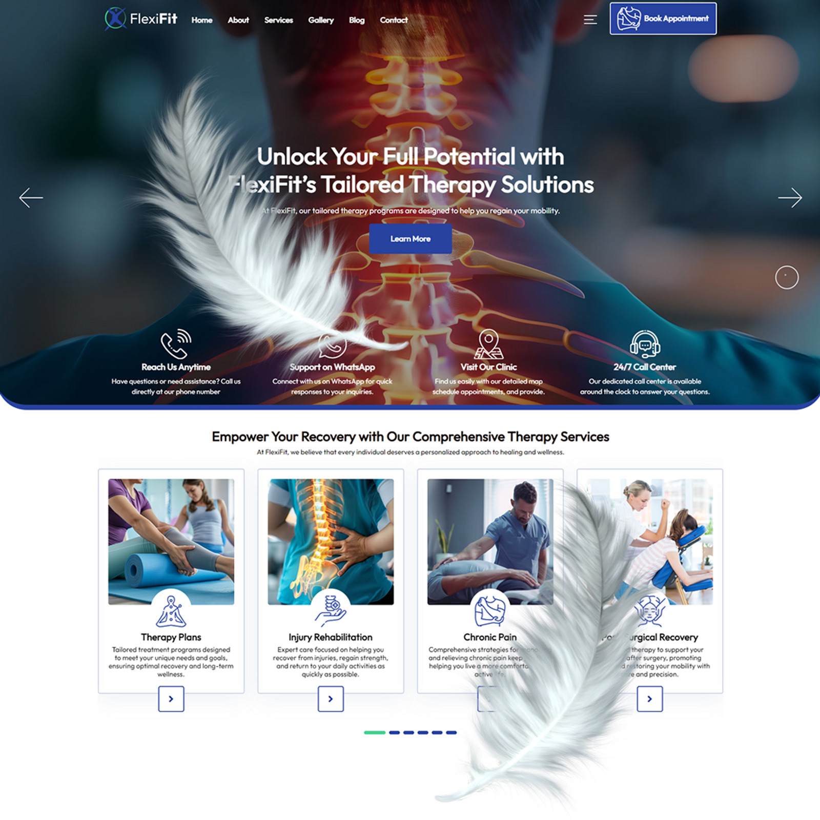 FlexiFit - Physiotherapy WordPress Theme - TemplateMonster
