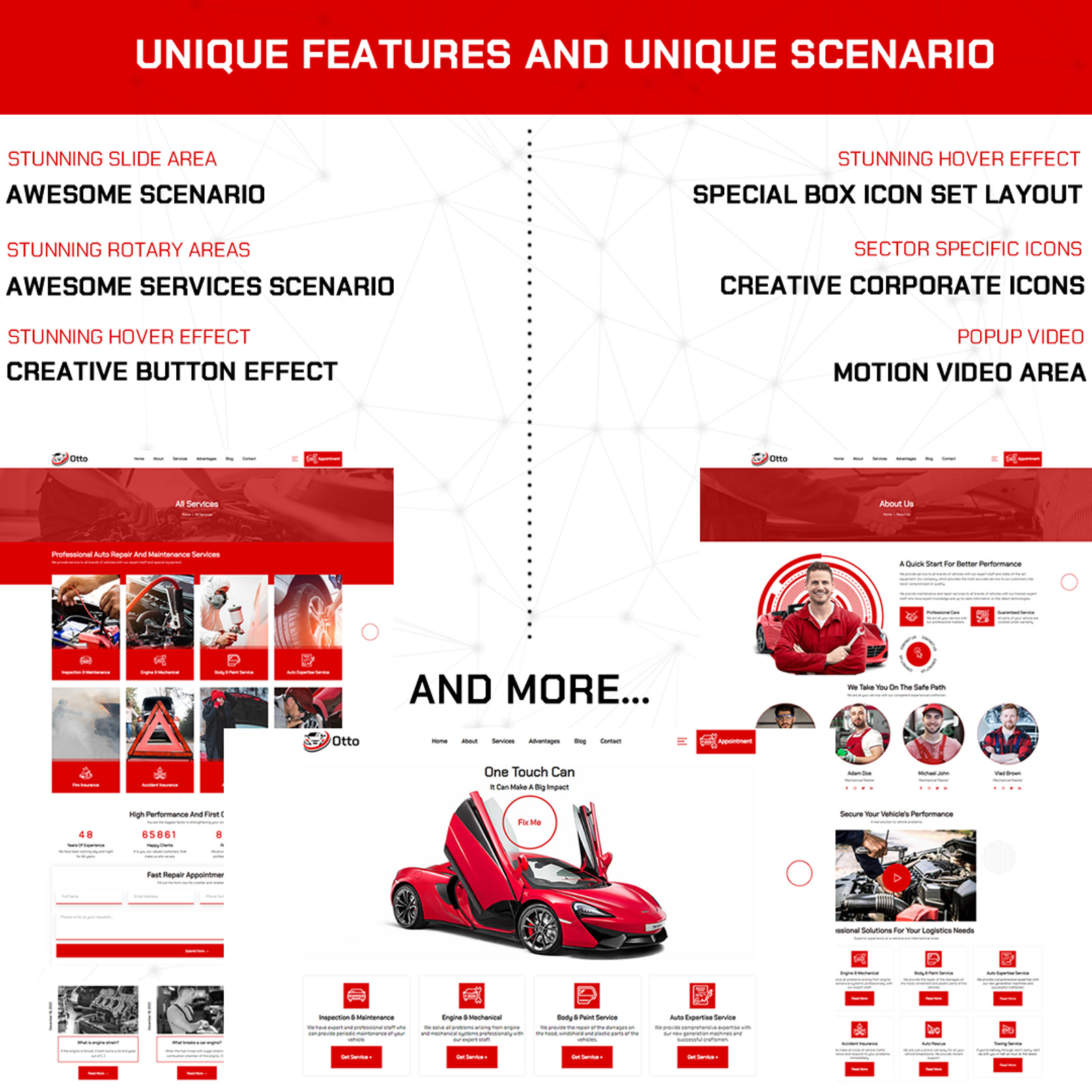 Otto - Car Repair WordPress Theme #301037 - TemplateMonster