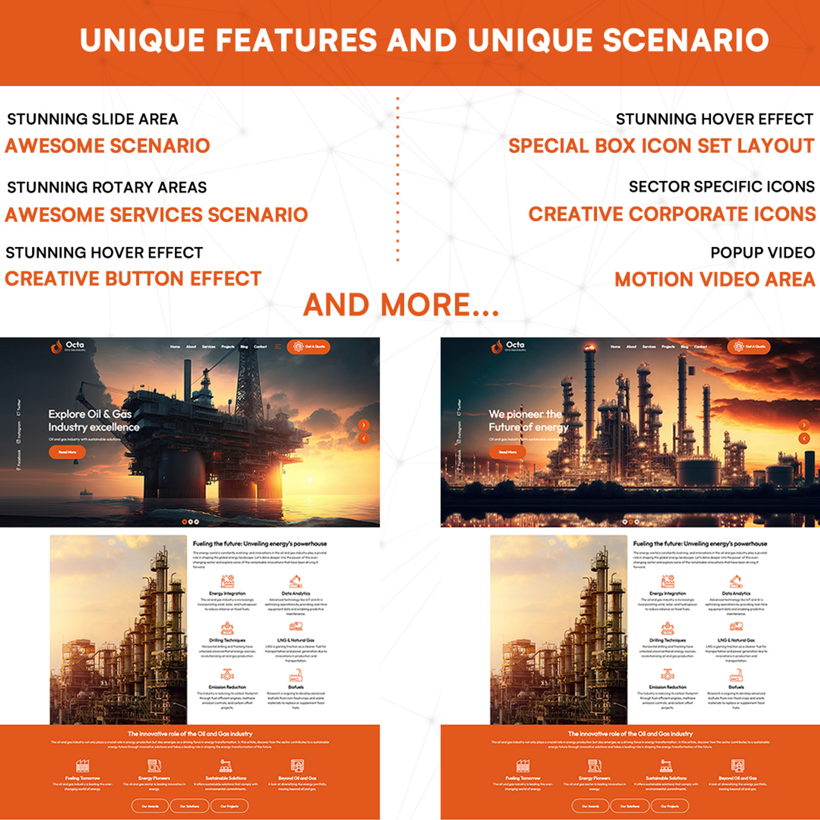 Octa - Oil & Gas Industry WordPress Theme