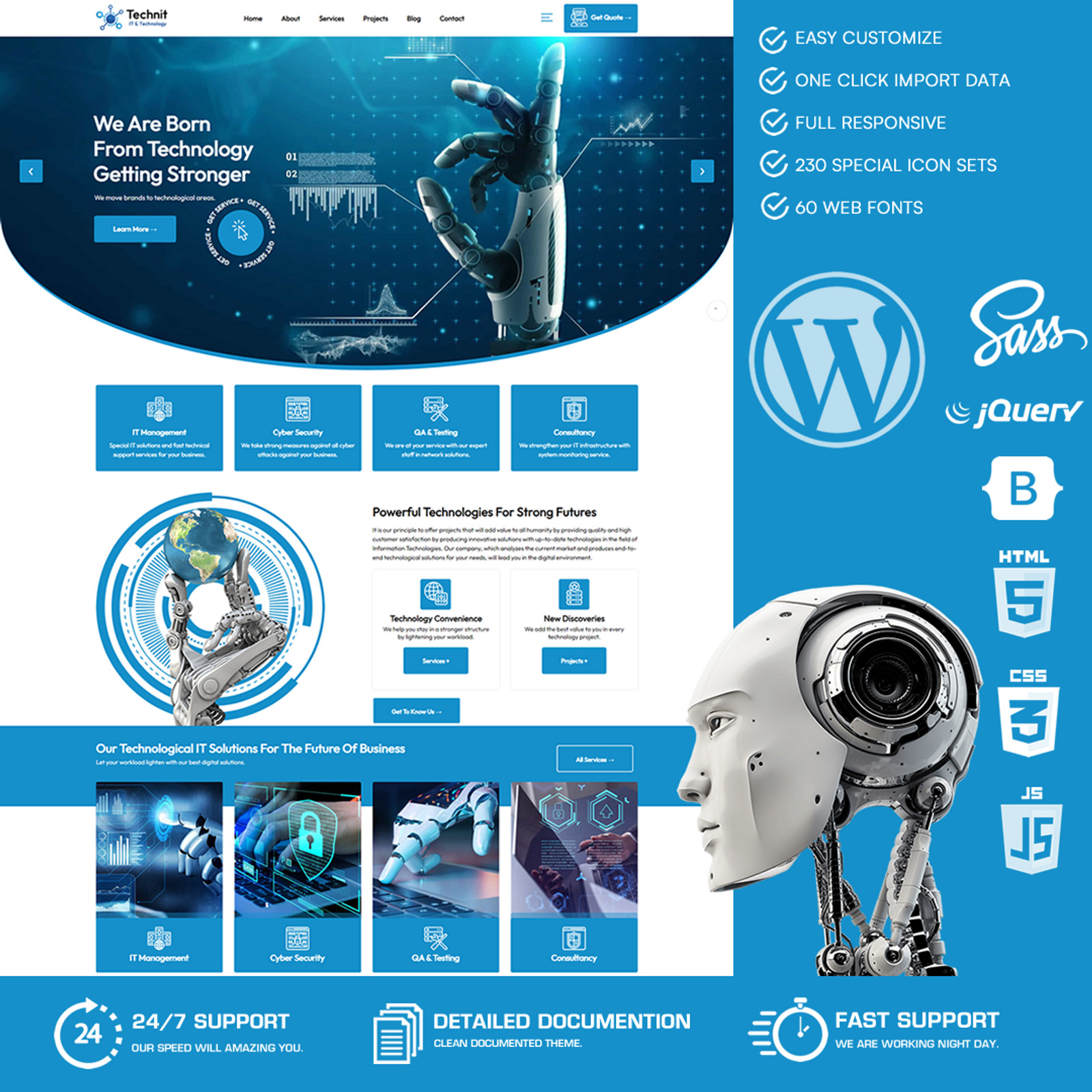 Technit - Technology WordPress Theme - TemplateMonster