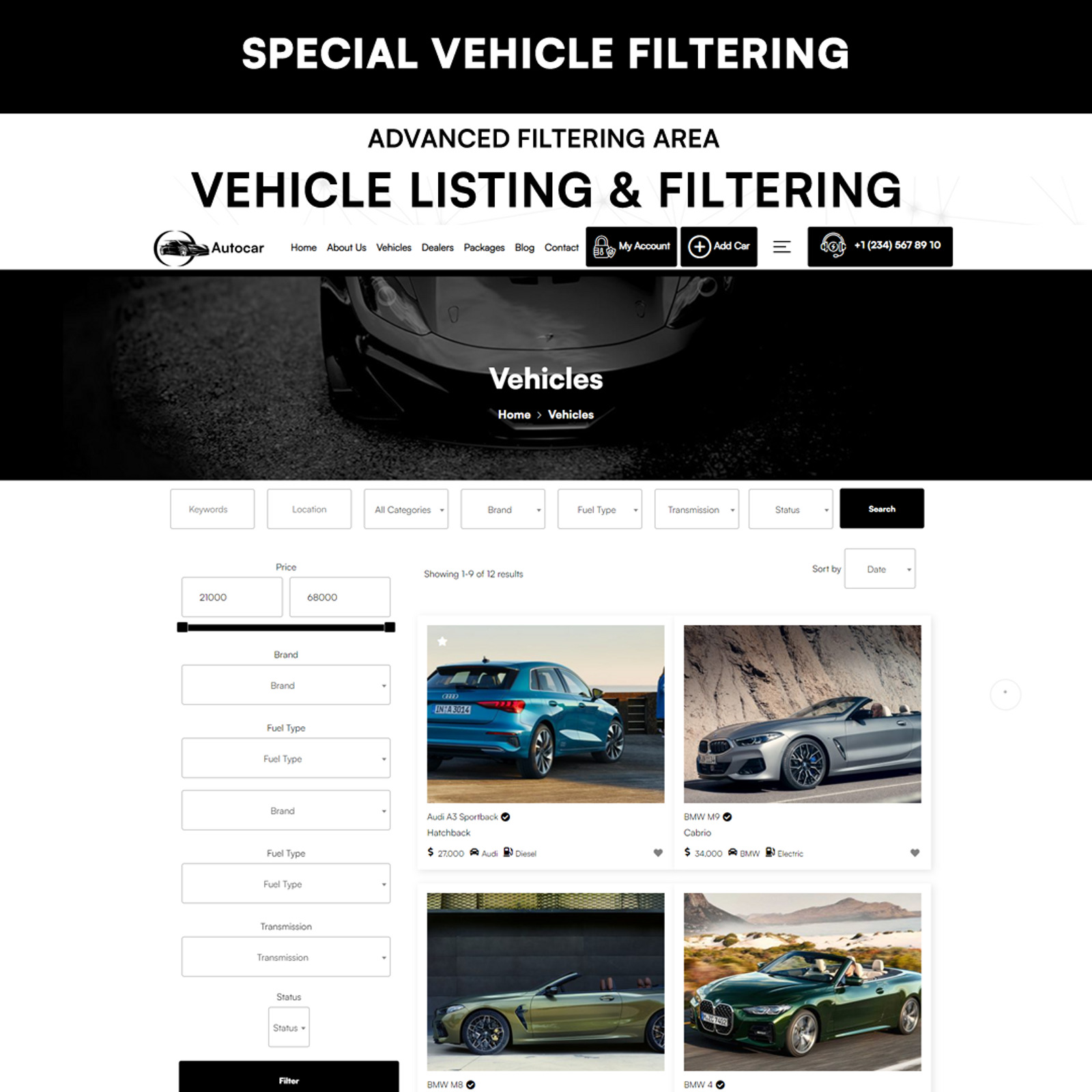 Autocar - Car Posting & Car Dealership WooCommerce WordPress Theme