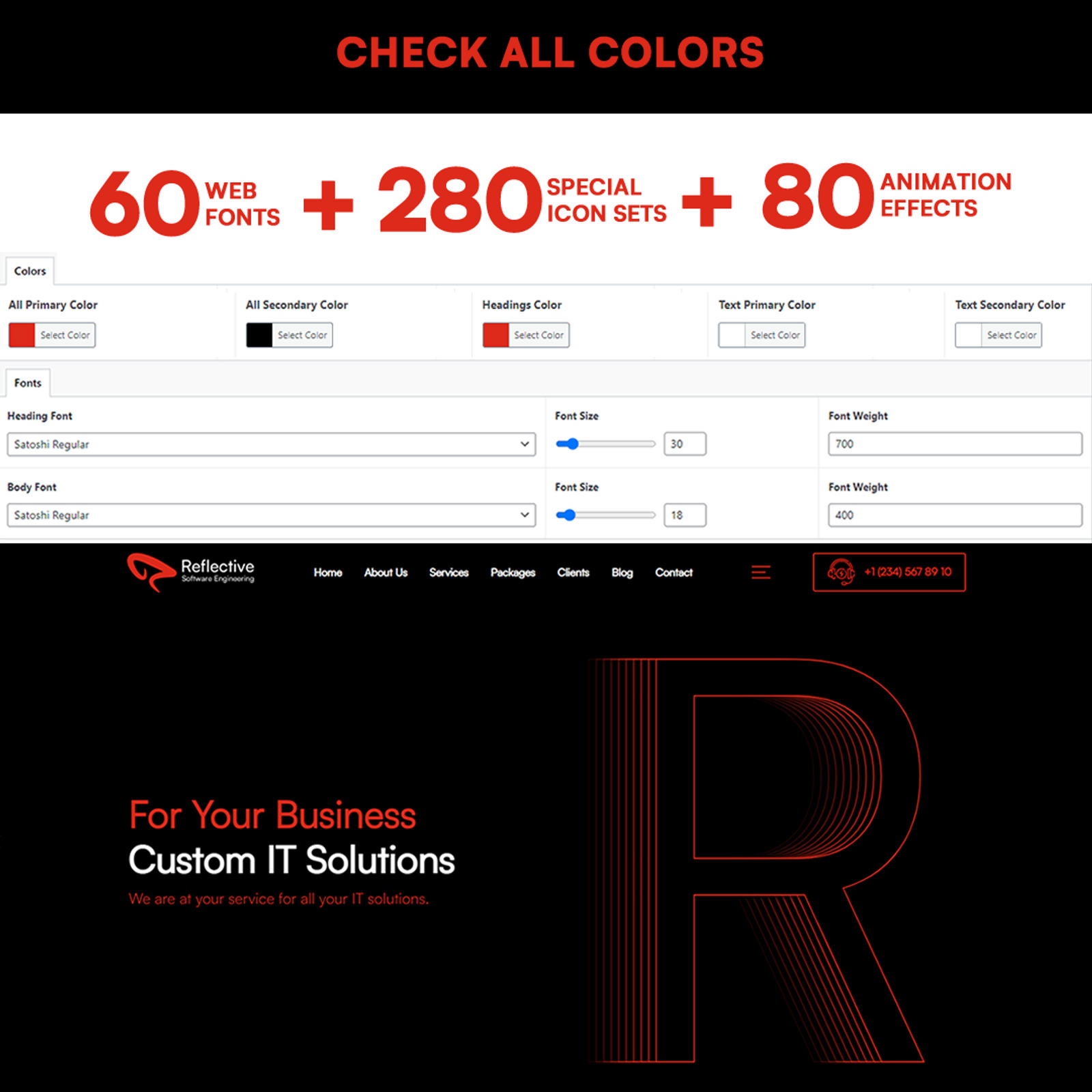 Reflective - It Solutions & Software Engineering WordPress Theme