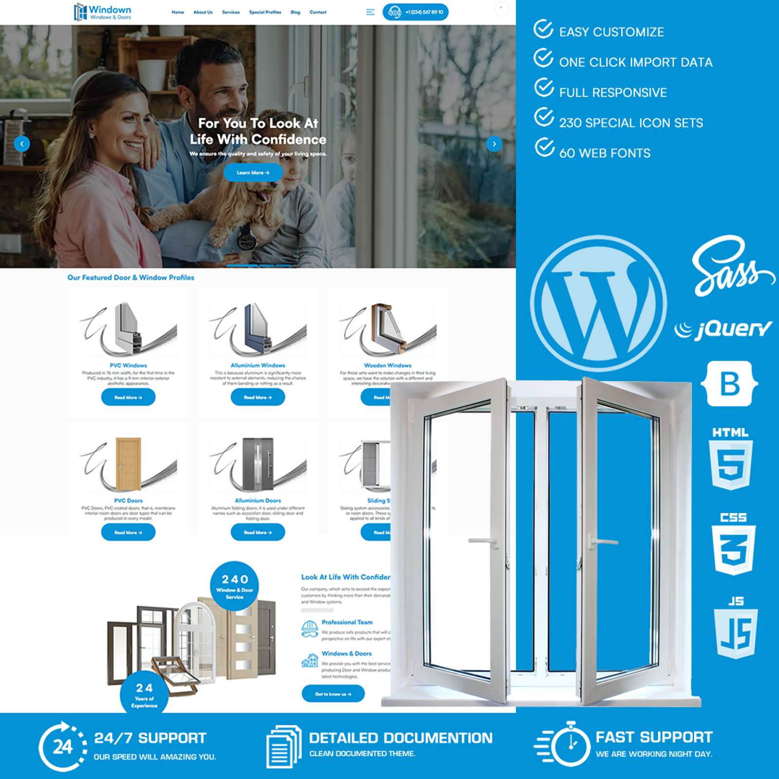 Windown - Windows & Doors WordPress Theme