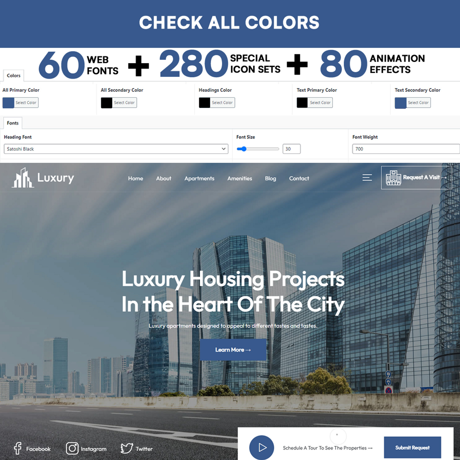 Luxury - Single Property WordPress Theme - TemplateMonster