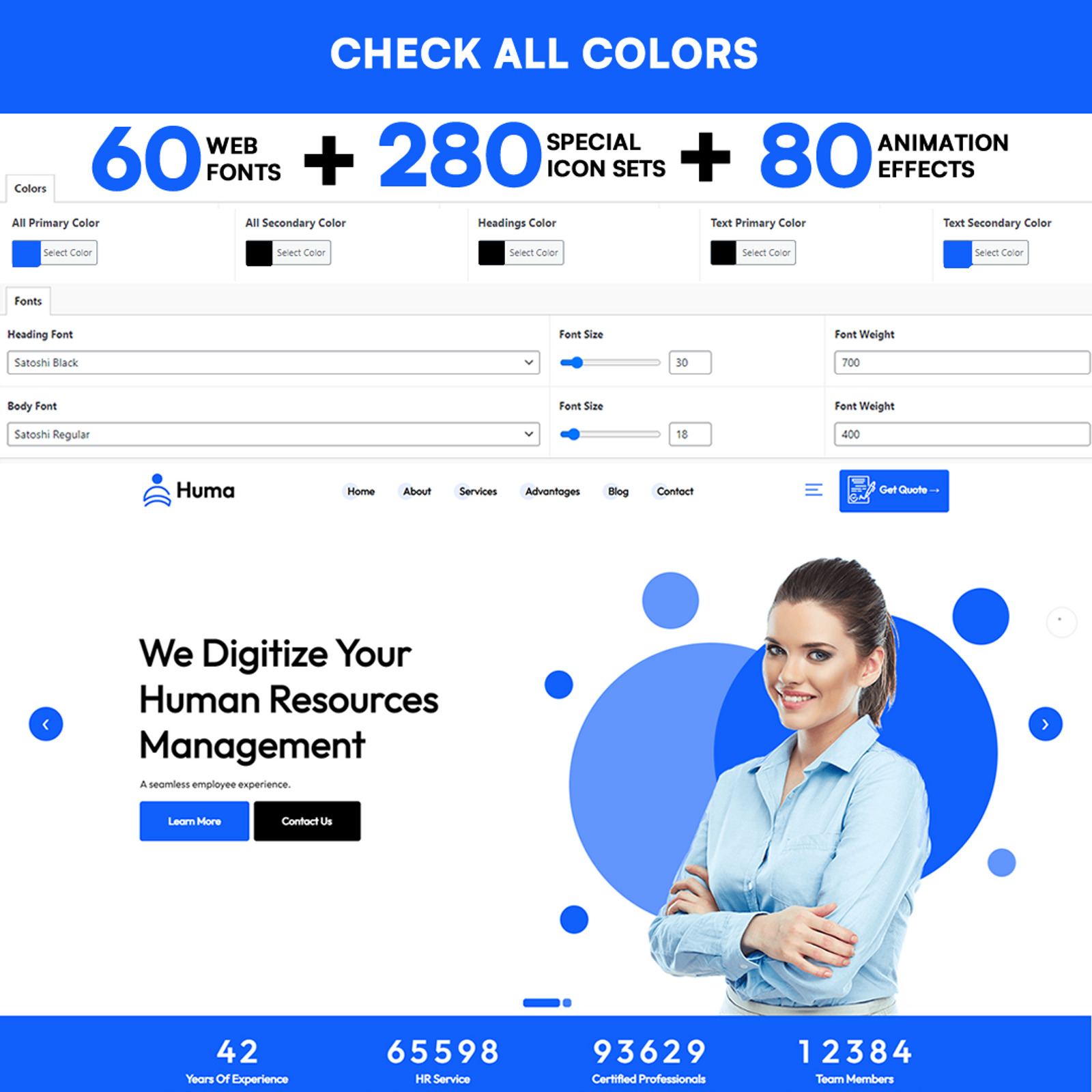 Huma - Human Resources Solutions WordPress Theme