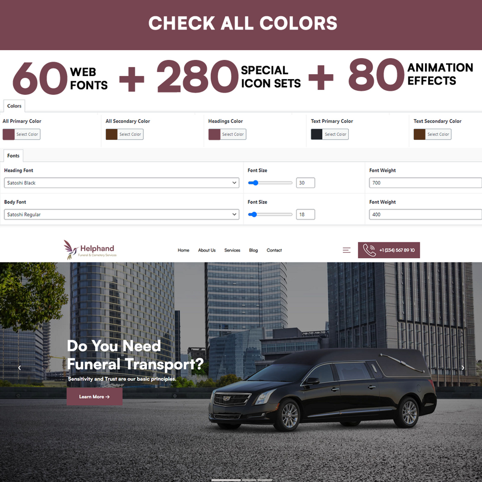 Helphand - Funeral & Cemetery Services WordPress Theme