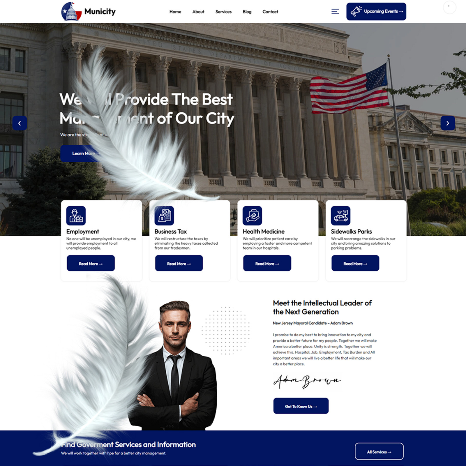 Municity - City Government & Municipal WordPress Theme
