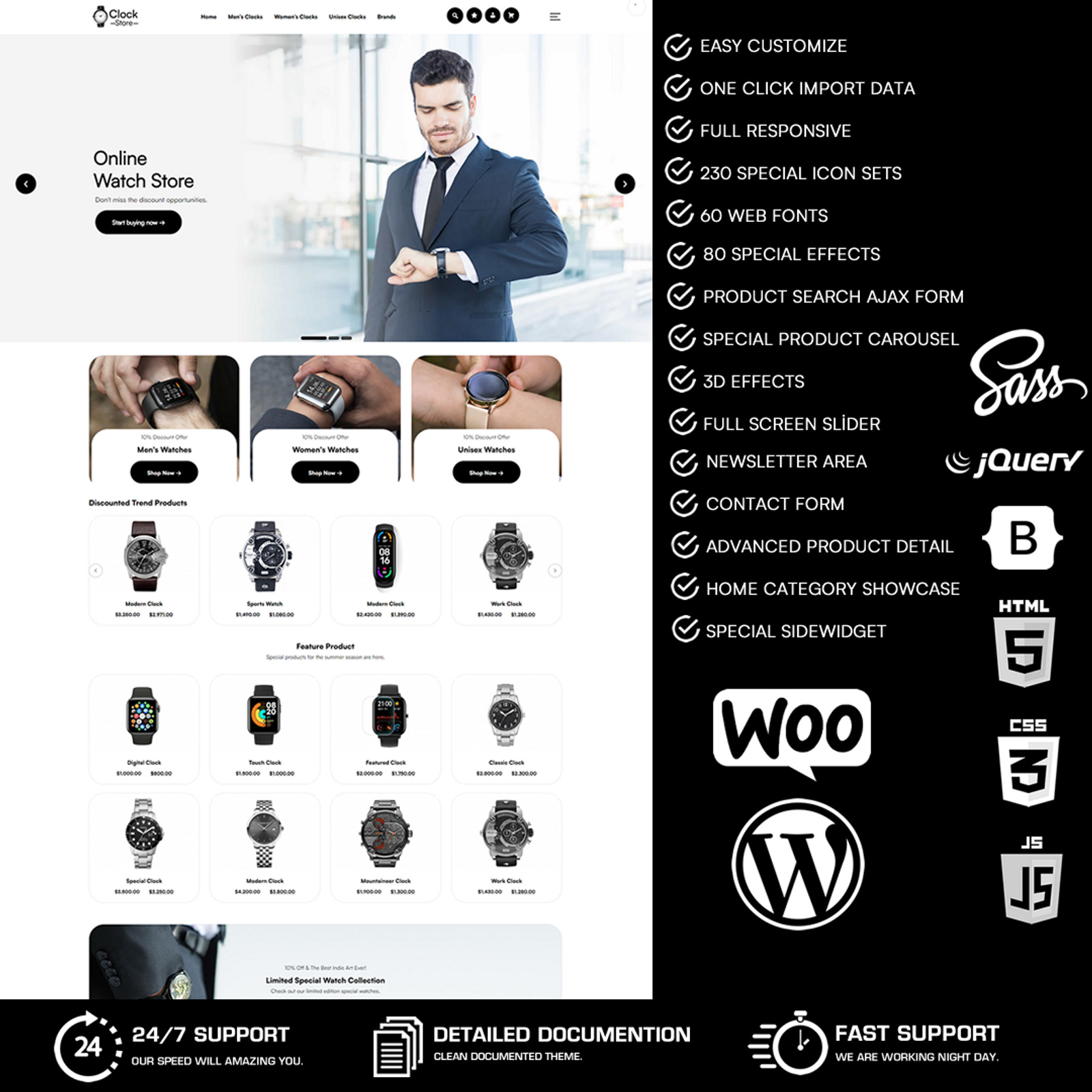 Clocko - Clock Shop WooCommerce WordPress Theme