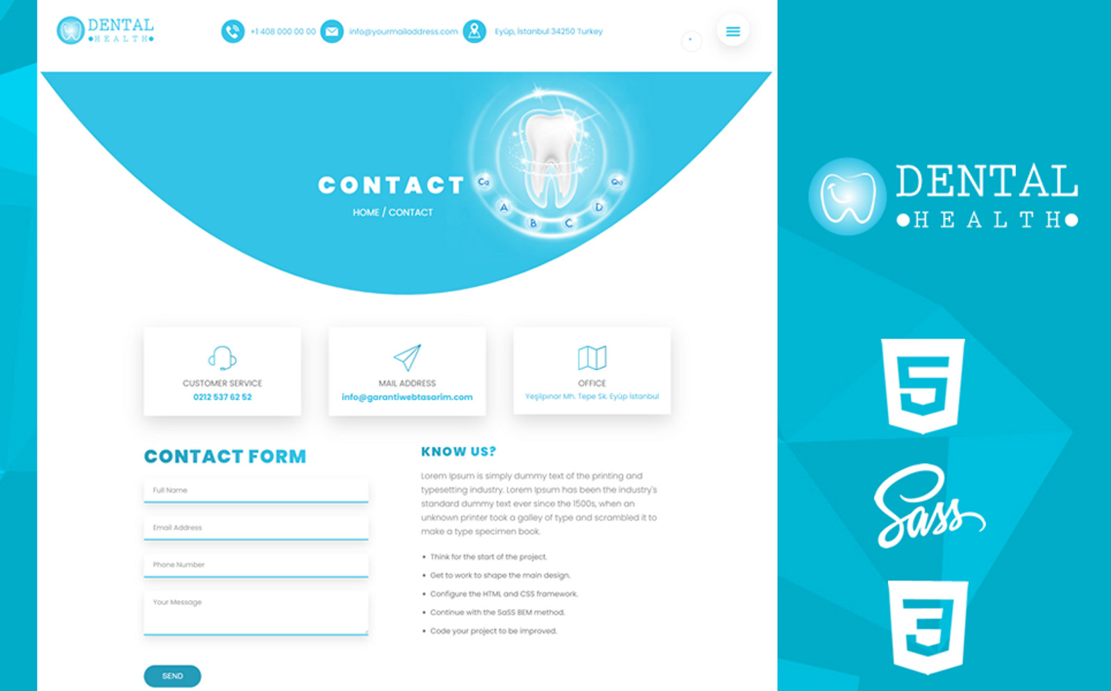 Dental Health Creative Responsive HTML5 & CSS3 Theme Website Template