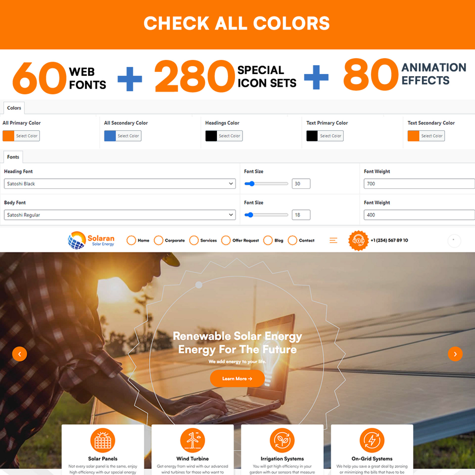 Solaran - Solar Energy WordPress Theme - TemplateMonster