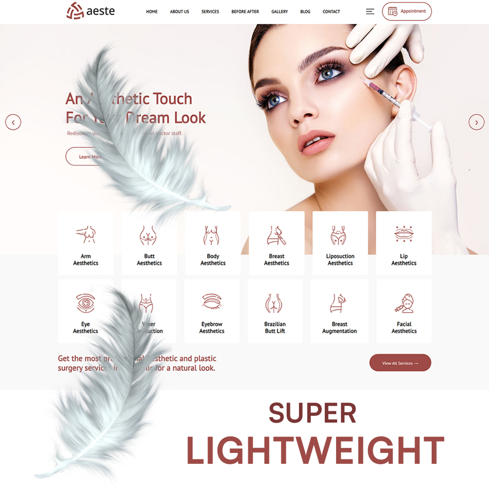 Aeste - Aesthetic & Plastic Surgery WordPress Theme