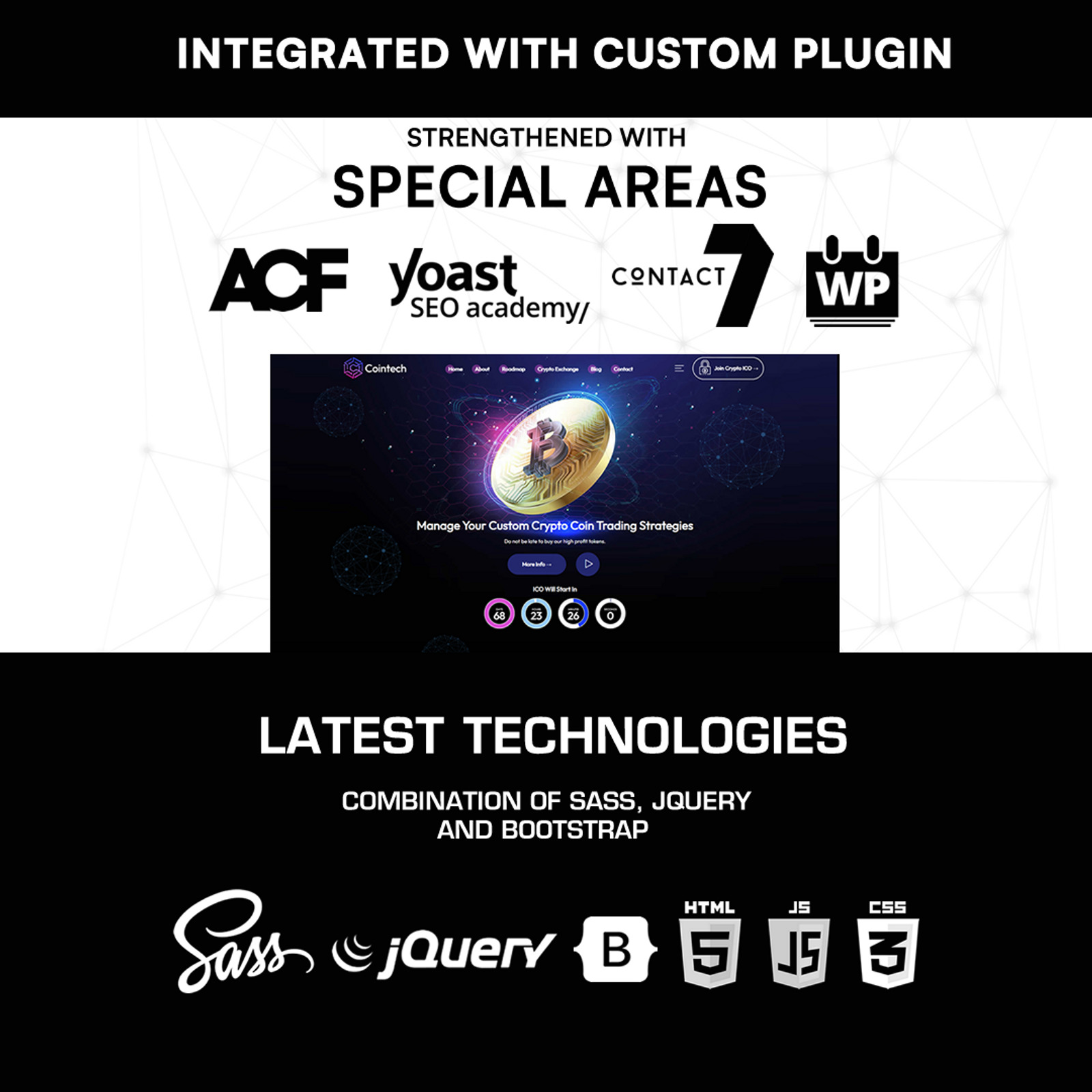 Cointech - ICO & Crypto WordPress Theme - TemplateMonster