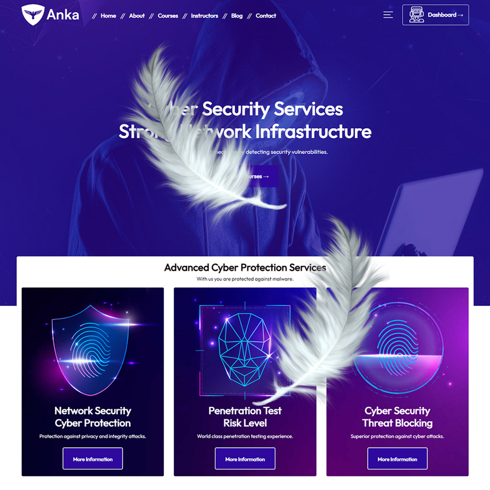 Anka - Cyber Security & Online Cyber Security WooCommerce WordPress Theme