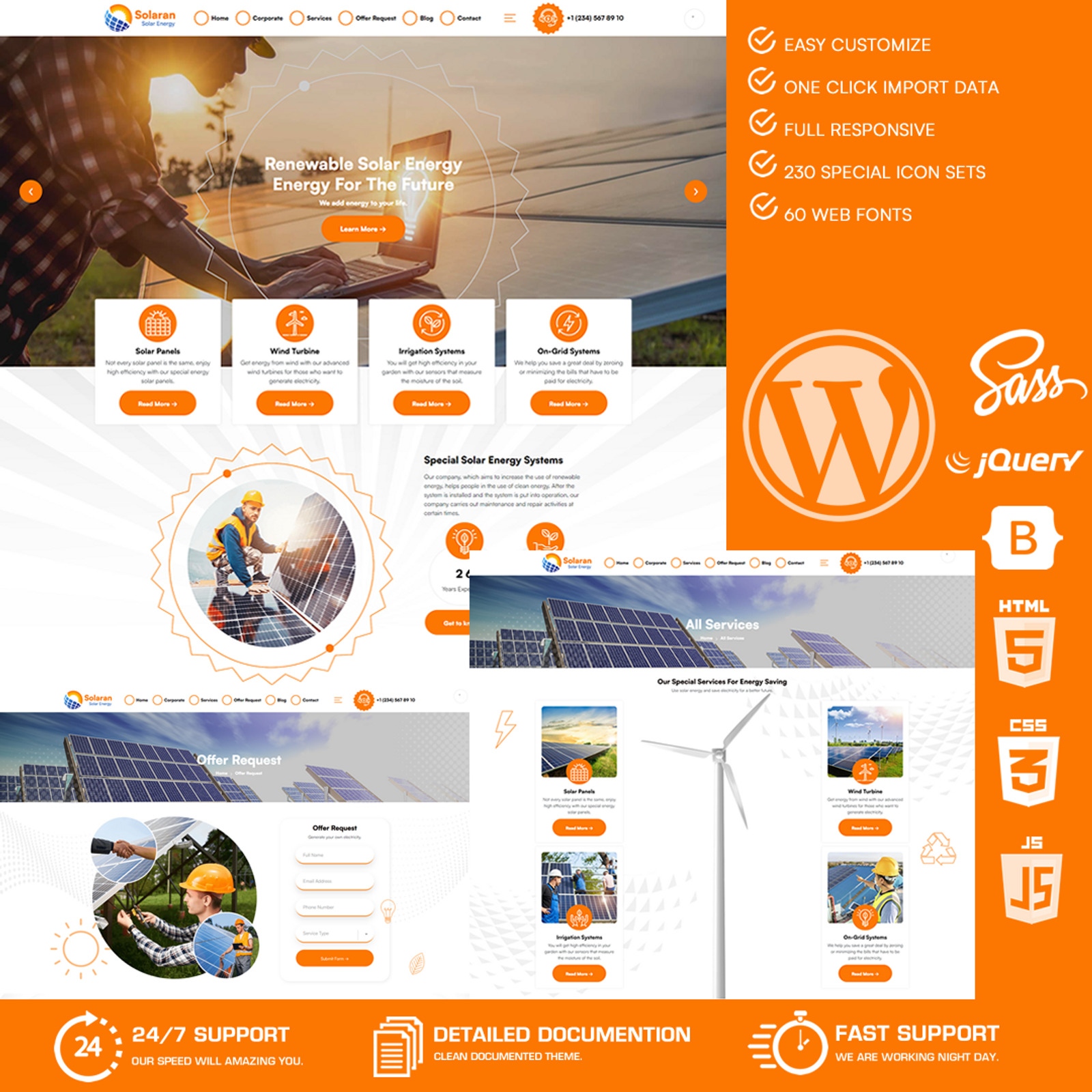 Solaran - Solar Energy WordPress Theme - TemplateMonster
