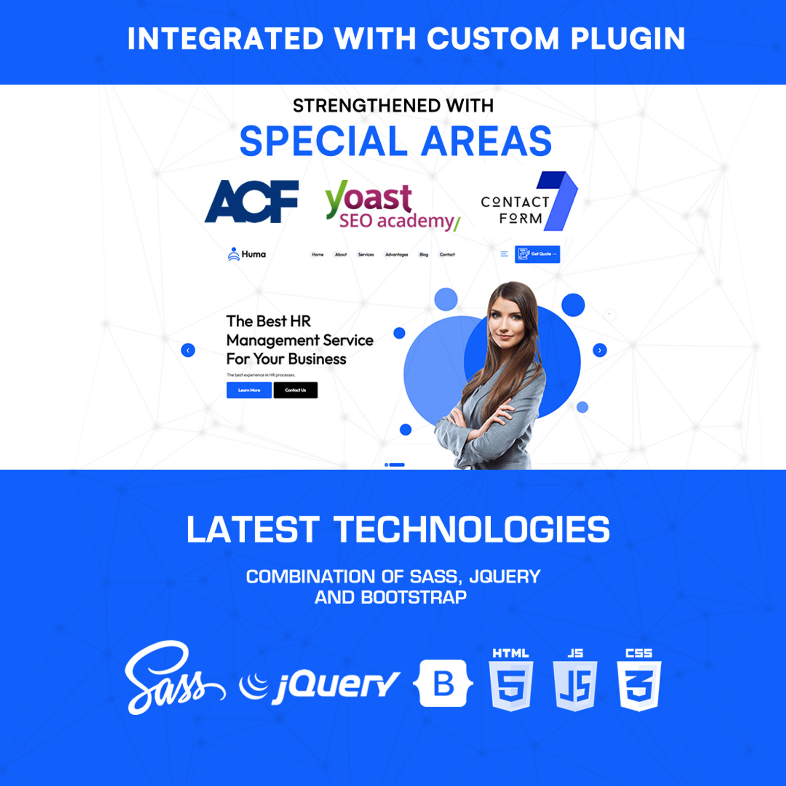 Huma - Human Resources Solutions WordPress Theme