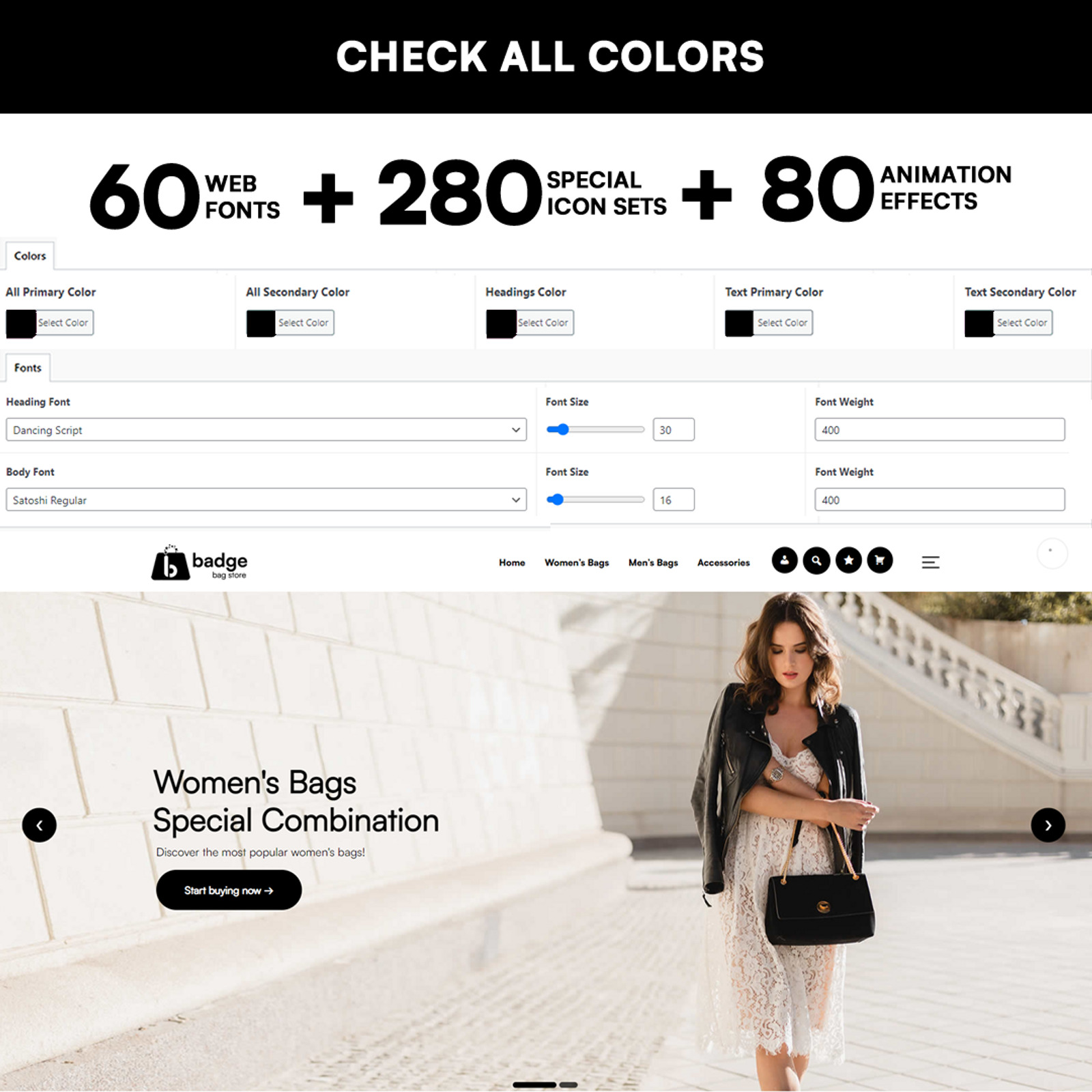 Badge - Bag Shop WooCommerce WordPress Theme