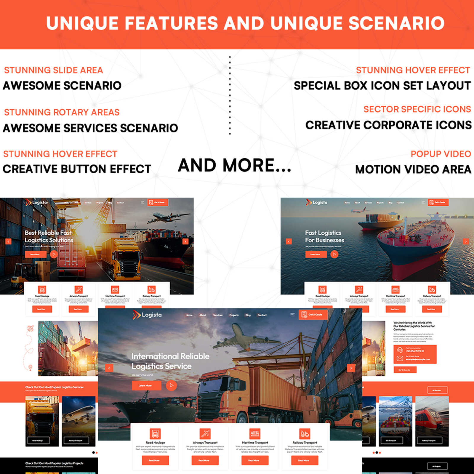 Logista - Transport & Logistics WordPress Theme