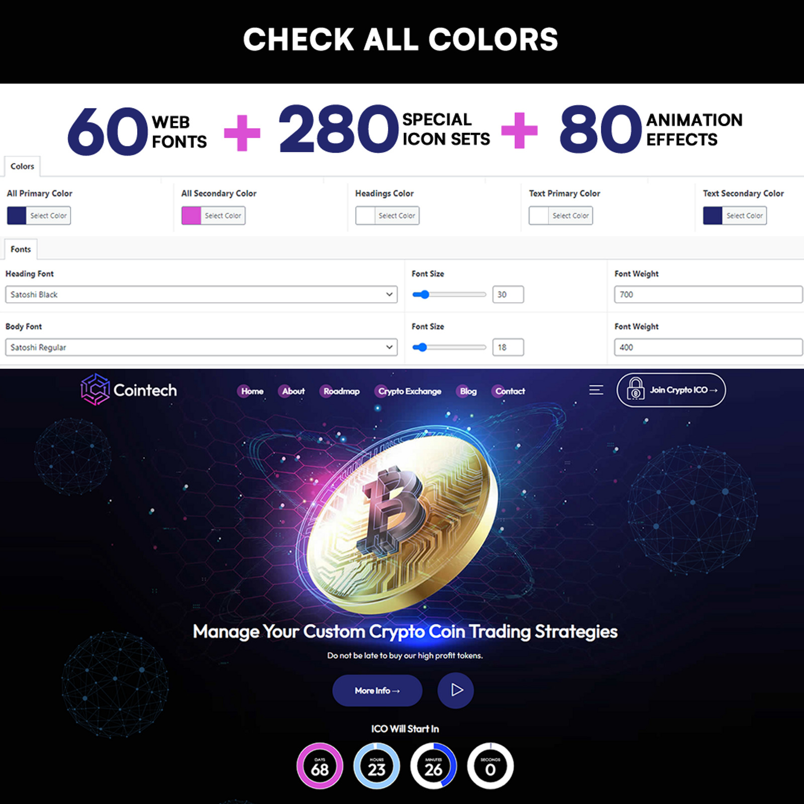 Cointech - ICO & Crypto WordPress Theme - TemplateMonster
