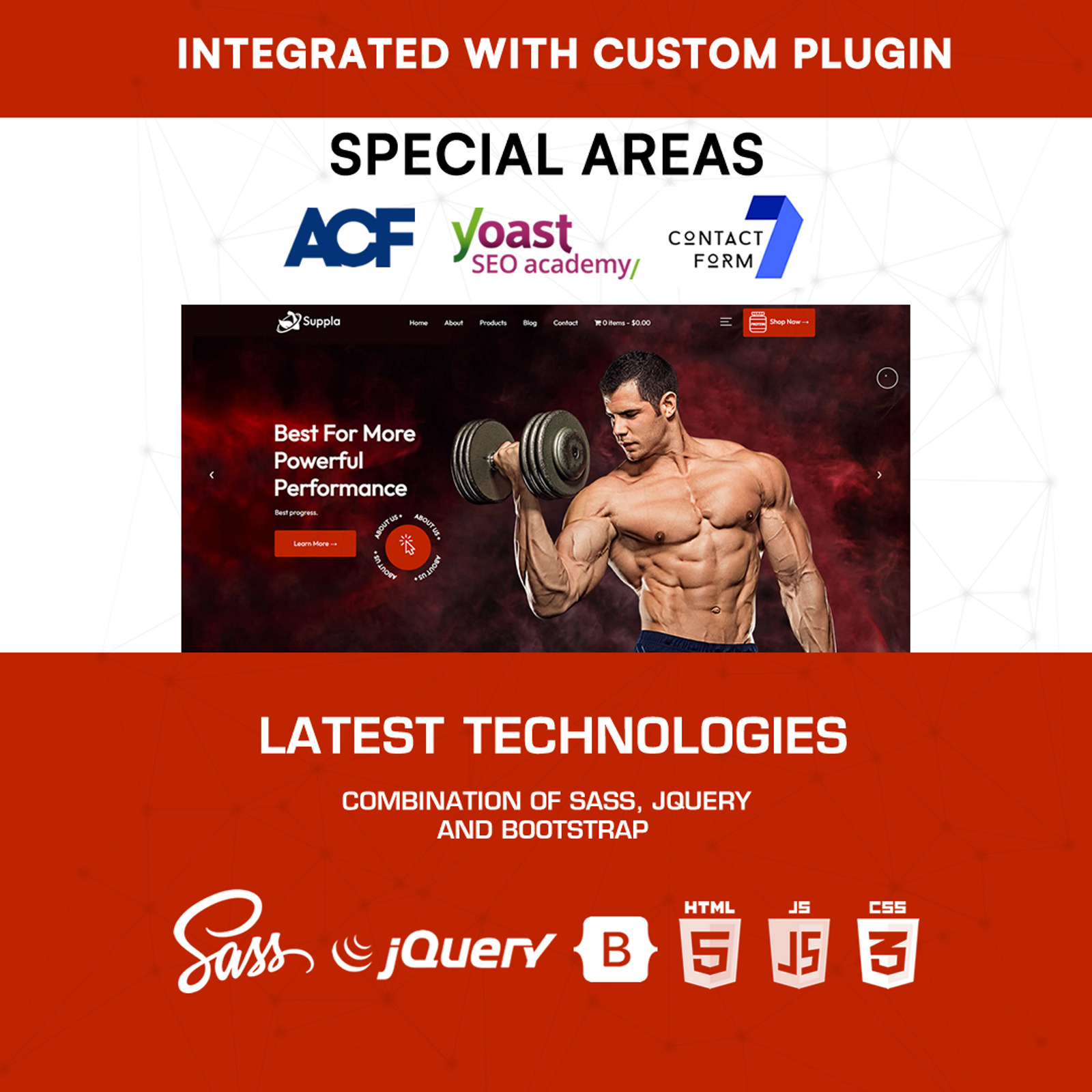 Suppla - Health Supplement WooCommerce WordPress Theme