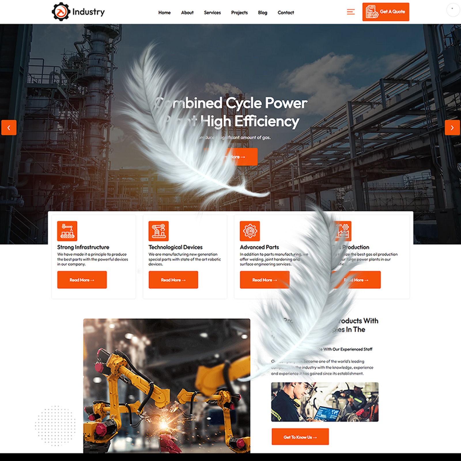 Industry - Factory & Industry WordPress Theme