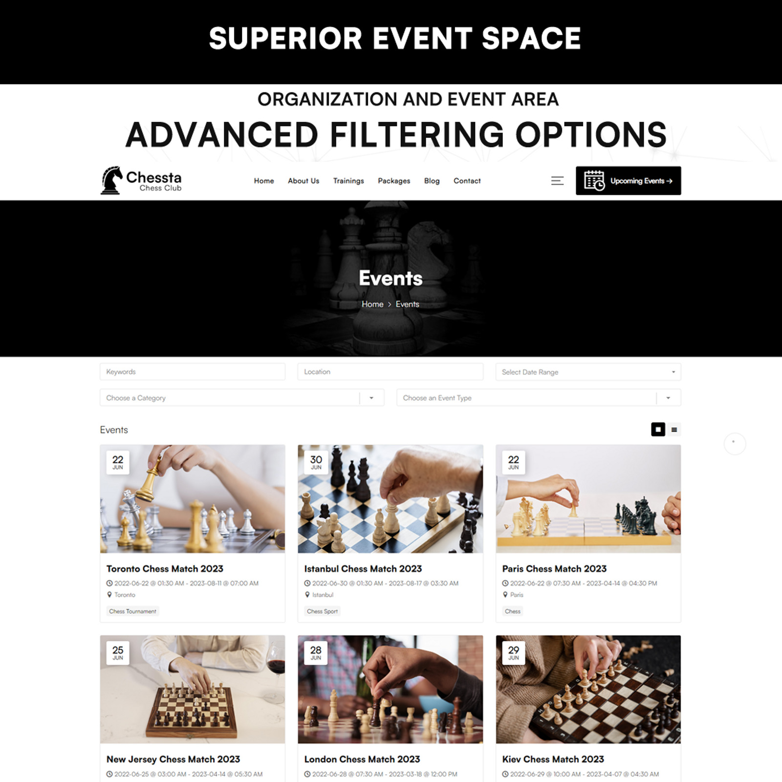 Chessta - Chess Club WordPress Theme - TemplateMonster