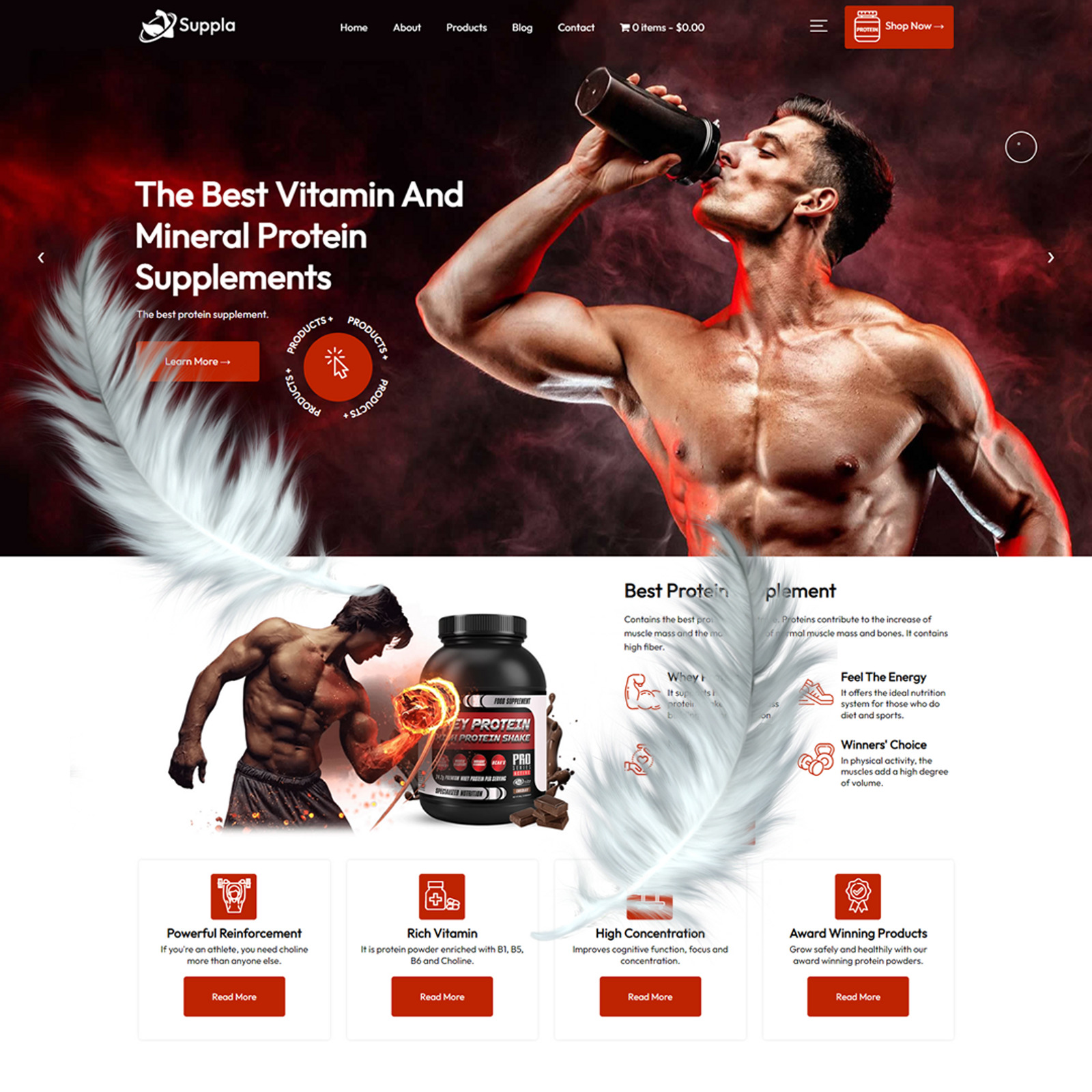 Suppla - Health Supplement WooCommerce WordPress Theme