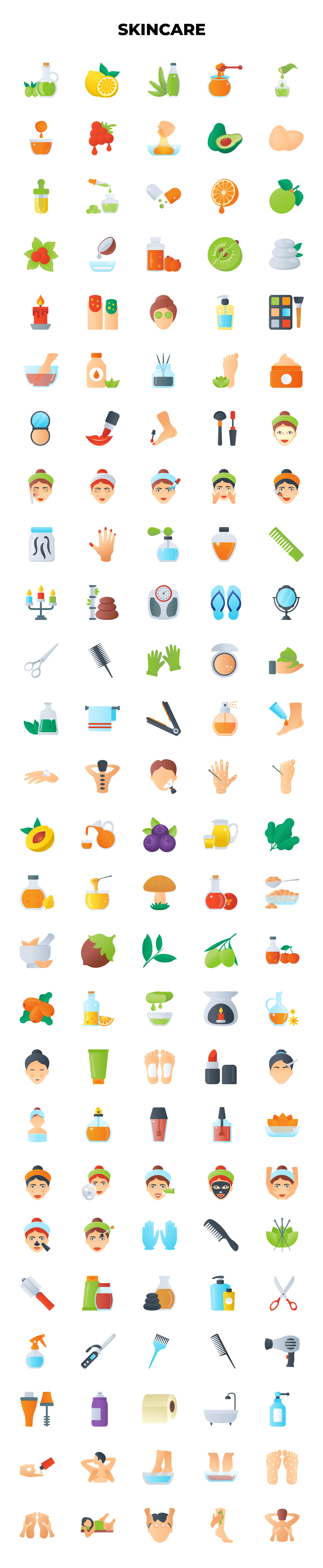 330+ Flat Gradients Icons #227942 - TemplateMonster