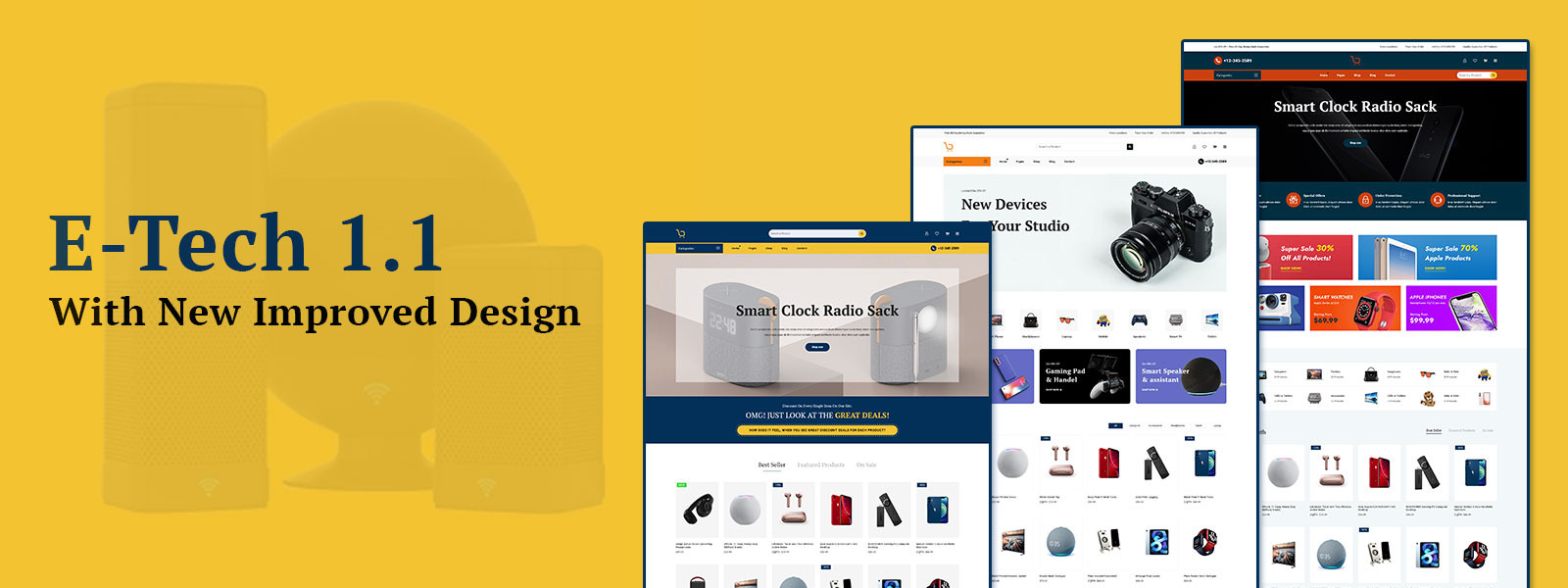 E-Tech - Multipurpose eCommerce Website Template