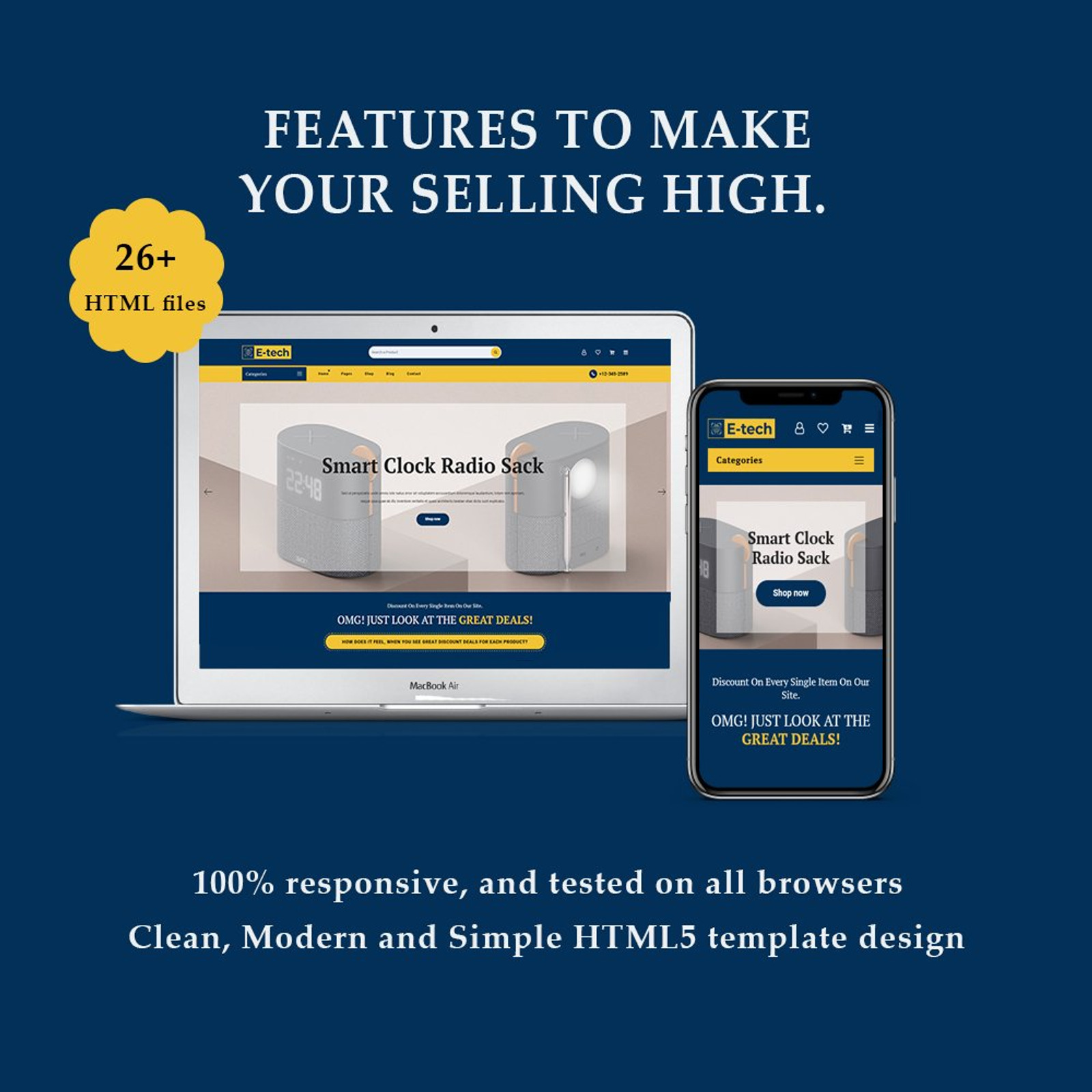 E-Tech - Multipurpose eCommerce Website Template