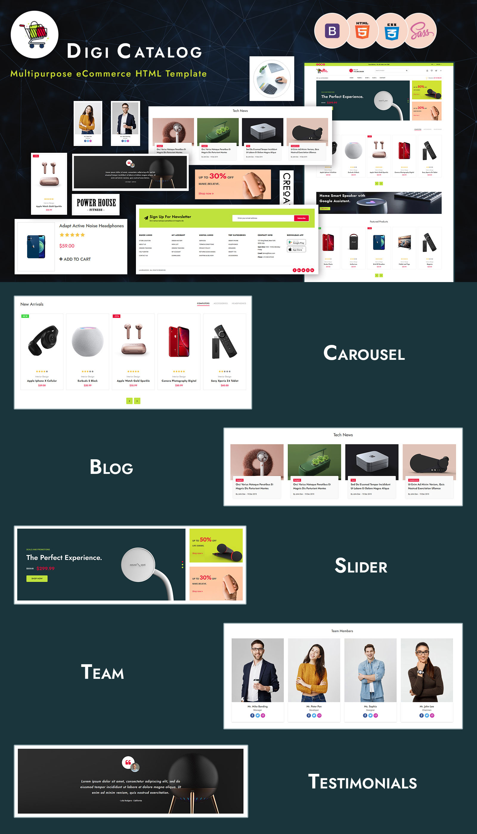 DigiCatalog - Multipurpose eCommerce HTML Template