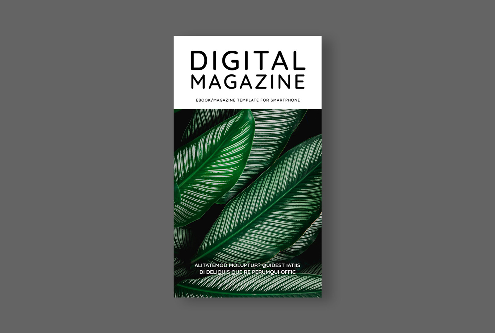 Digital Magazine Layout Template #172061 - TemplateMonster