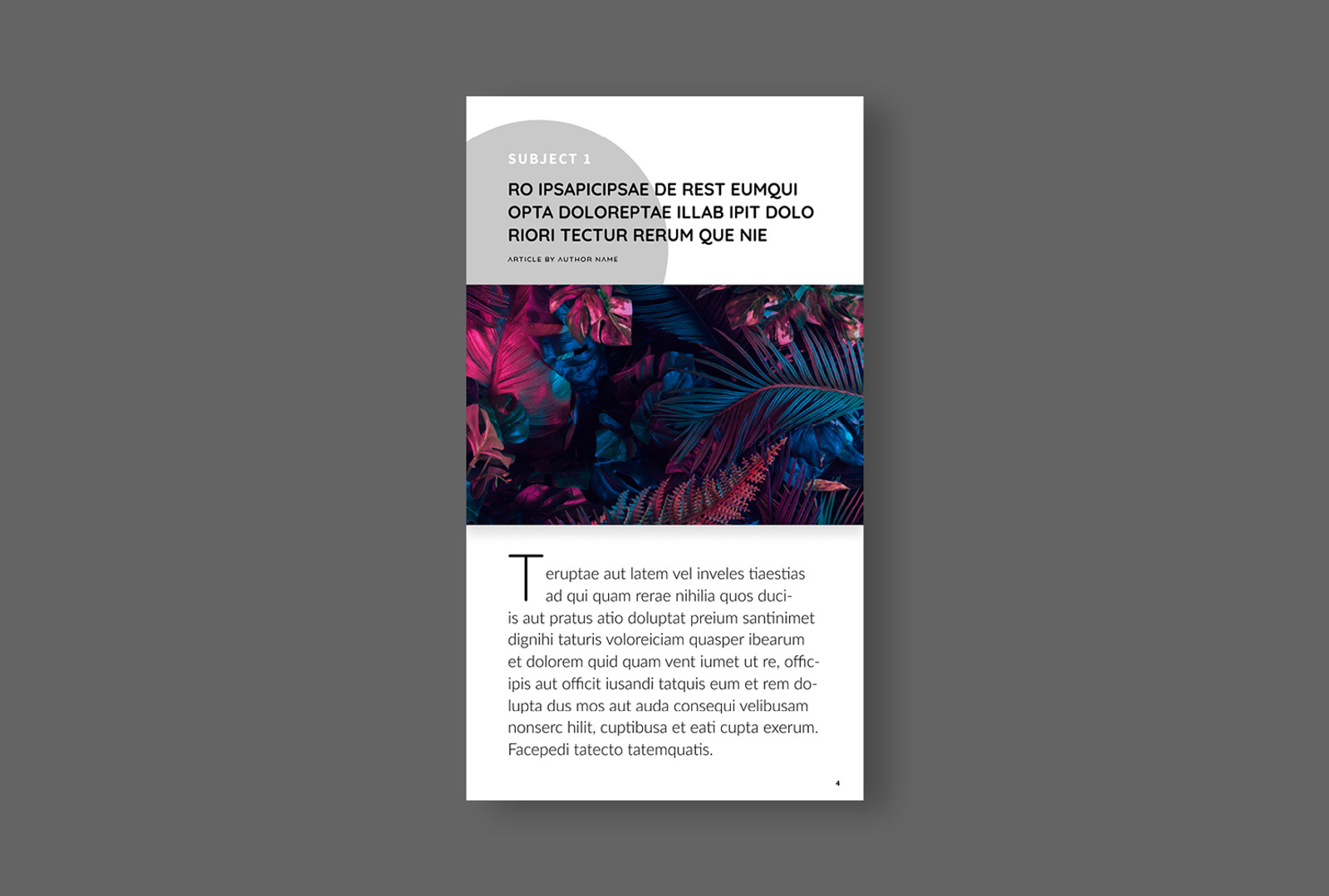 Digital Magazine Layout Template #172061 - TemplateMonster