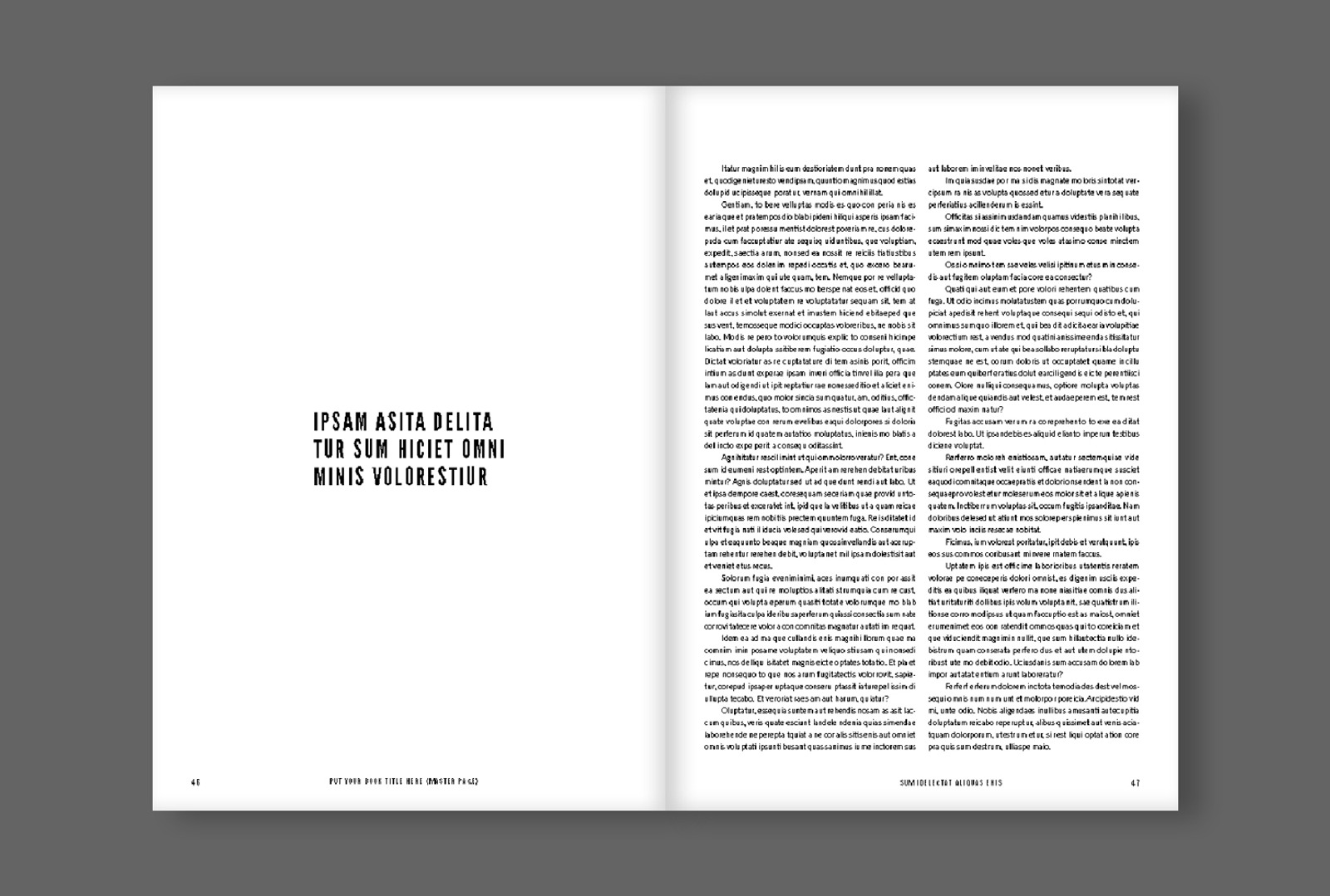 Book Layout Magazine Template #172064 - TemplateMonster