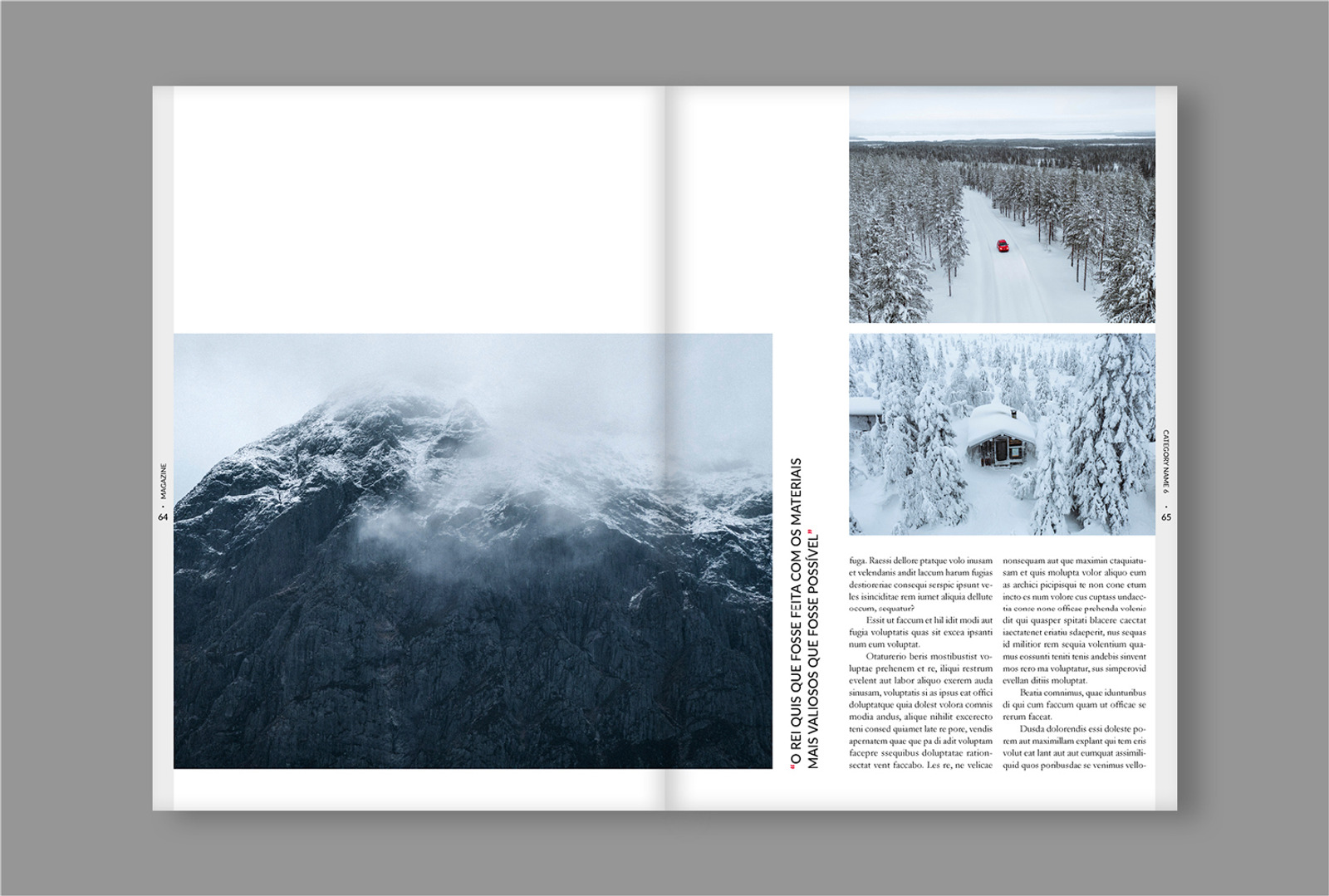 Classic Magazine Templates Layout (A4+US) - TemplateMonster