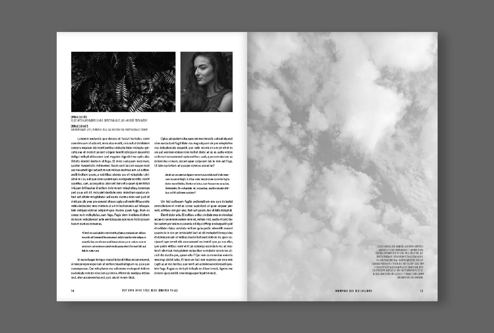 Book Layout Magazine Template #172064 - TemplateMonster