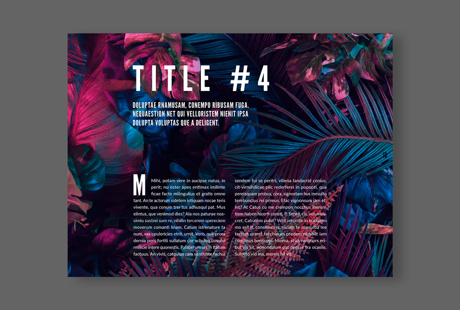 Interactive Ebook Layout Magazine Template - TemplateMonster